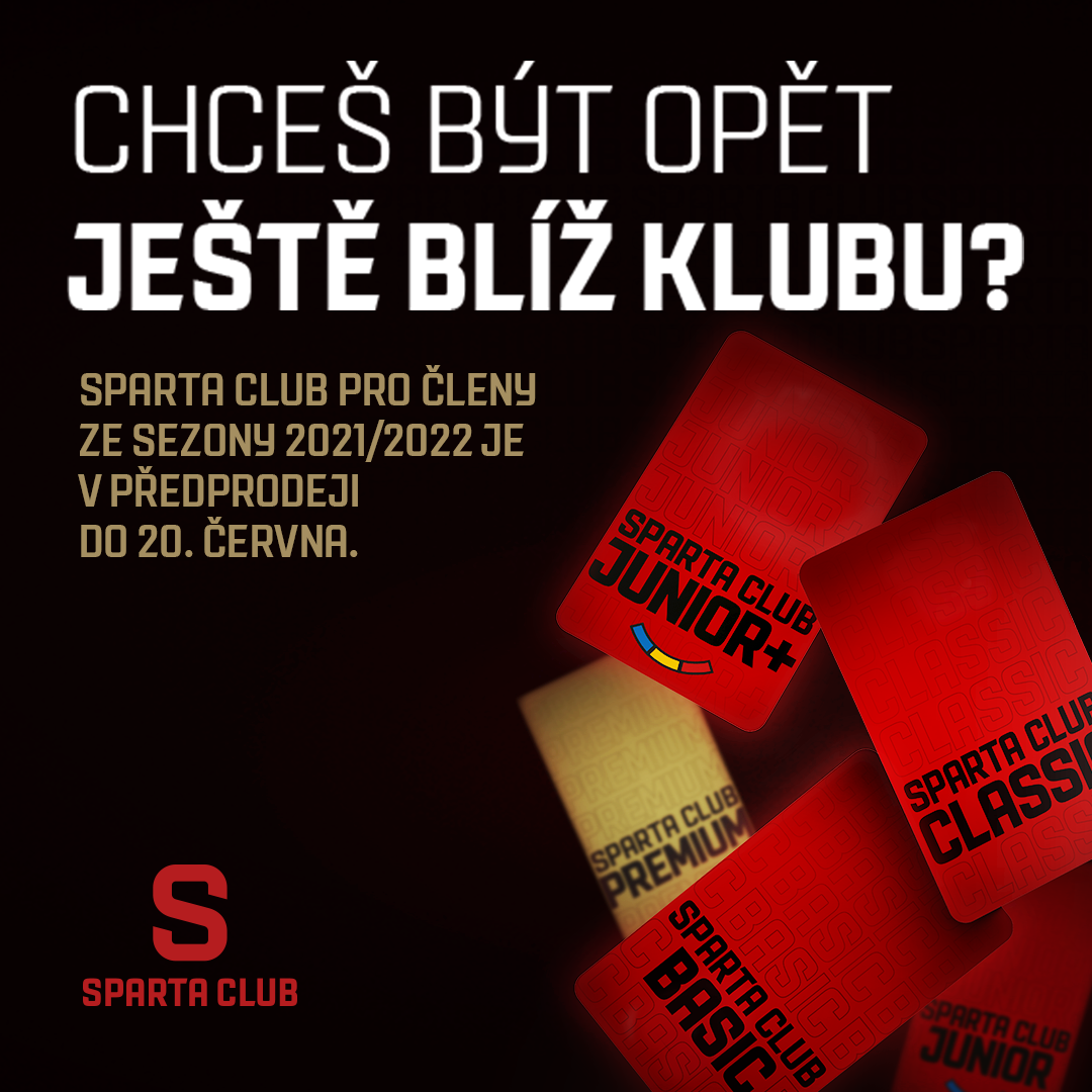 SPARTA CLUB na sezonu 2022/2023 | sparta.cz